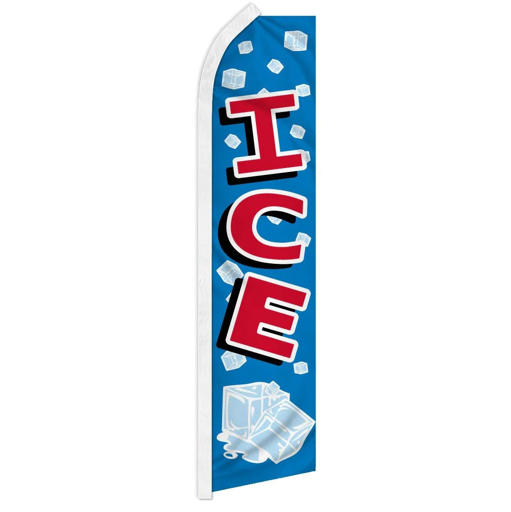 Ice - HUGE Advertising Flag – Superflags NZ